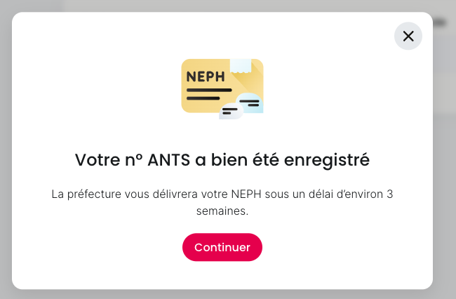 Comment renseigner mon numéro NEPH